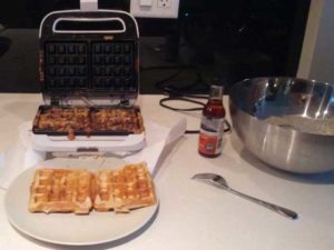 Homer's Patented Space-Age Out of This World Moon Waffles - Cartoon Cuisine